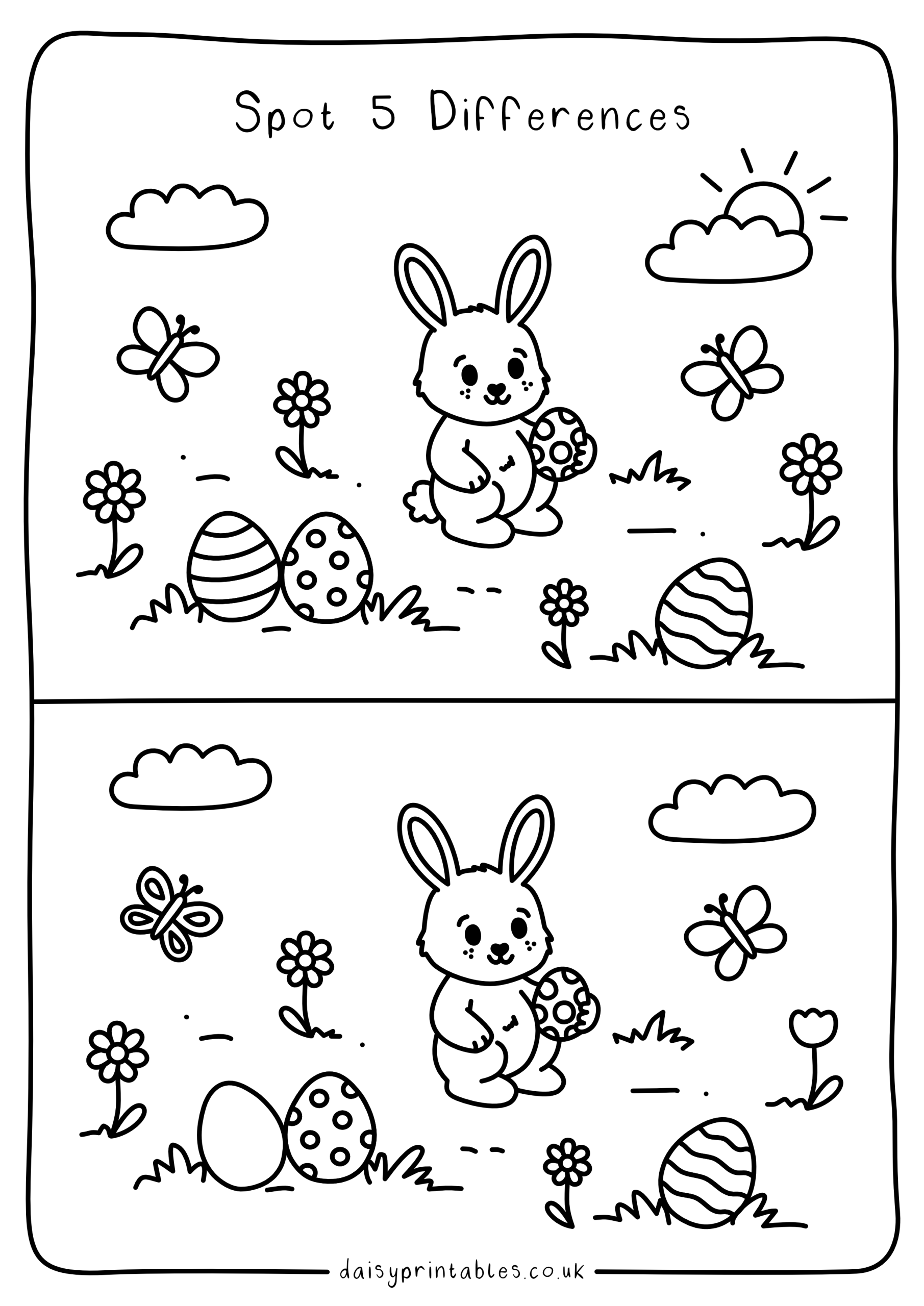 Free Easter Activity Printables for Kids (10 Fun Worksheets) - Daisy ...